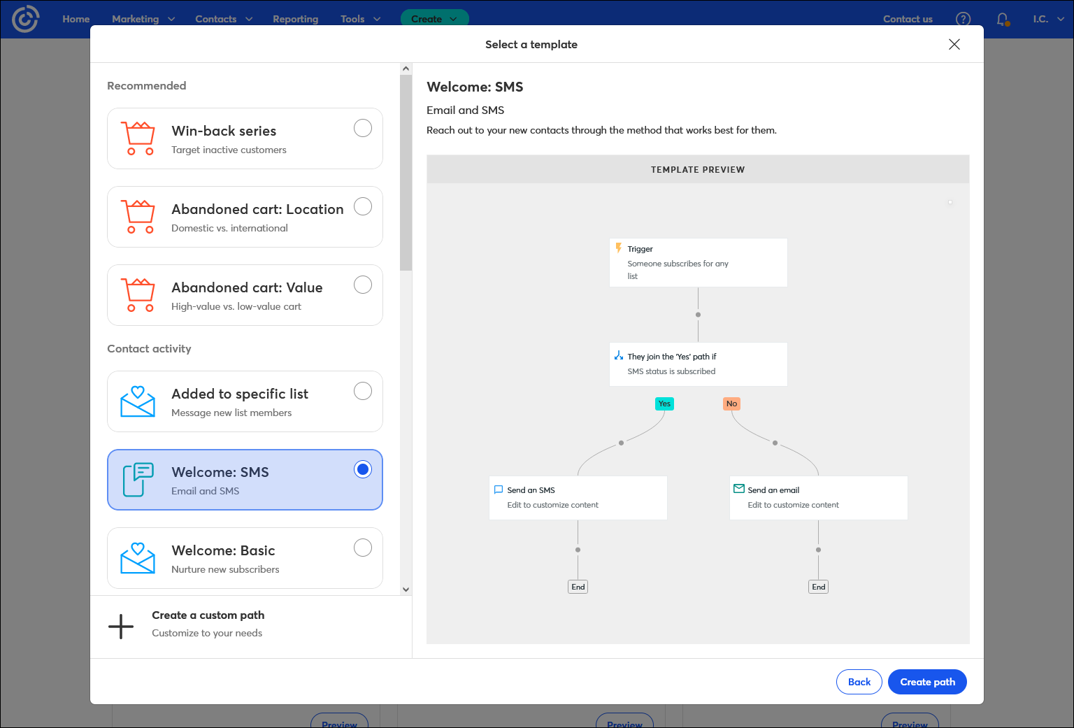 Getting started with the Automation Path Builder