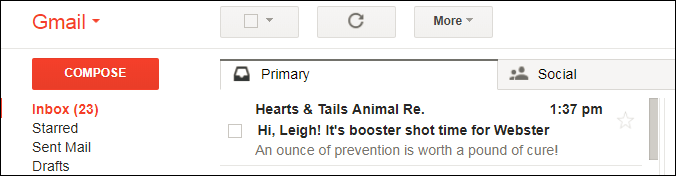 Subject line personalization