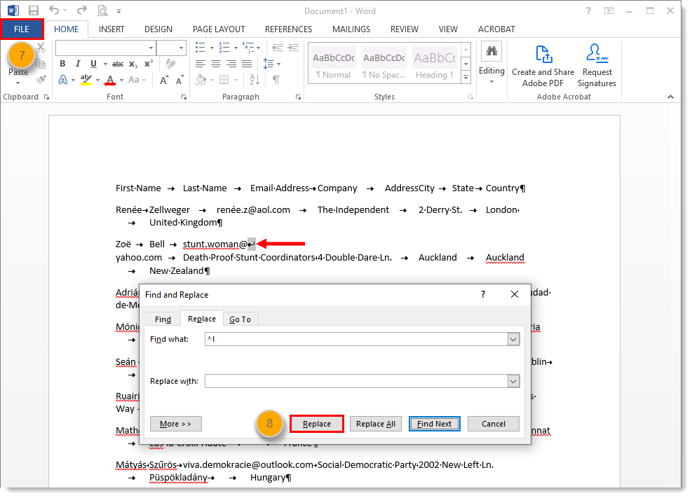 Microsoft Word Find And Replace Paragraph Break Poretdoodle